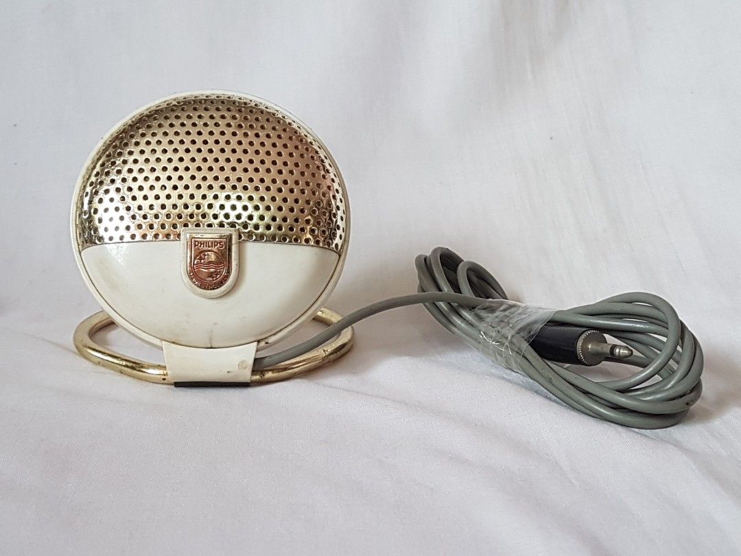 Vintage Philips EL 3750/00 Microphone, Audio, Microphones on Carousell