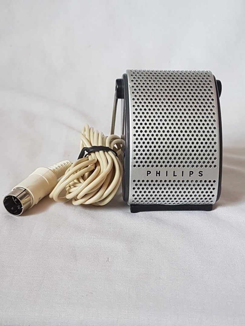 Vintage Philips EL 3782/00 Microphone With Box, Audio, Microphones on ...