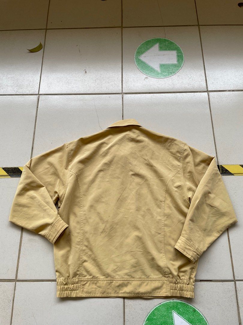 Vintage YSL Mustard Harrington Jacket, Men's Fashion, Coats, Jackets ...