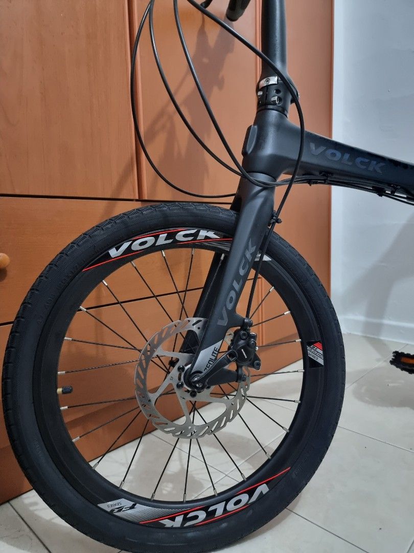 Volck Zeolite 22s Carbon Fiber Folding Bike, Sports Equipment, Bicycles ...