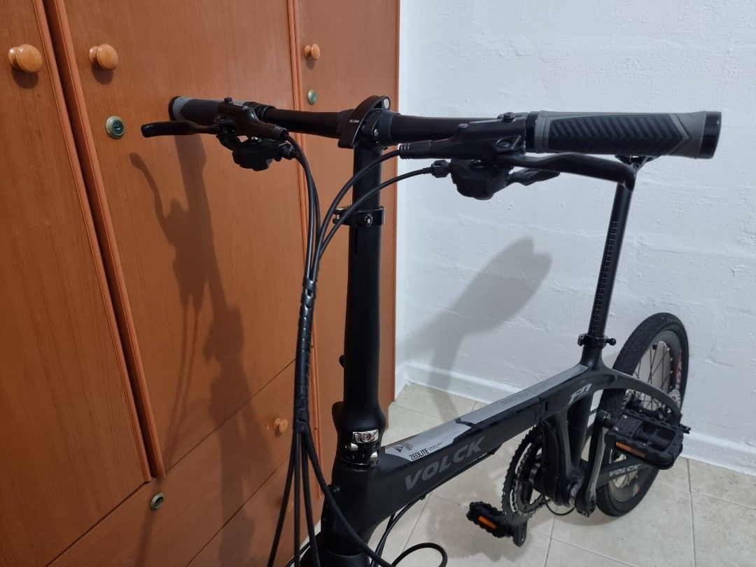 Volck Zeolite 22s Carbon Fiber Folding Bike, Sports Equipment, Bicycles ...