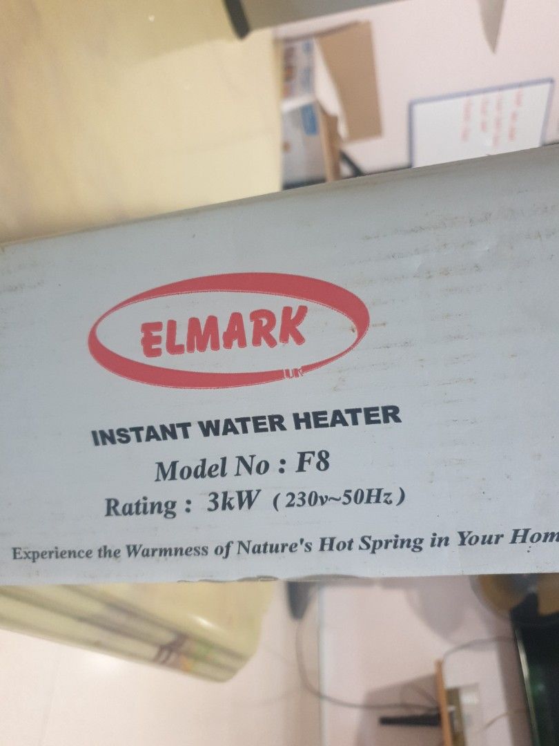 Water Heater ( Elmark ), TV & Home Appliances, Water Heater & Instant Showers on Carousell