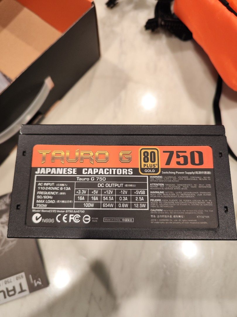 Xigmatek Tauro G 750W Gold PSU, Computers & Tech, Parts & Accessories ...