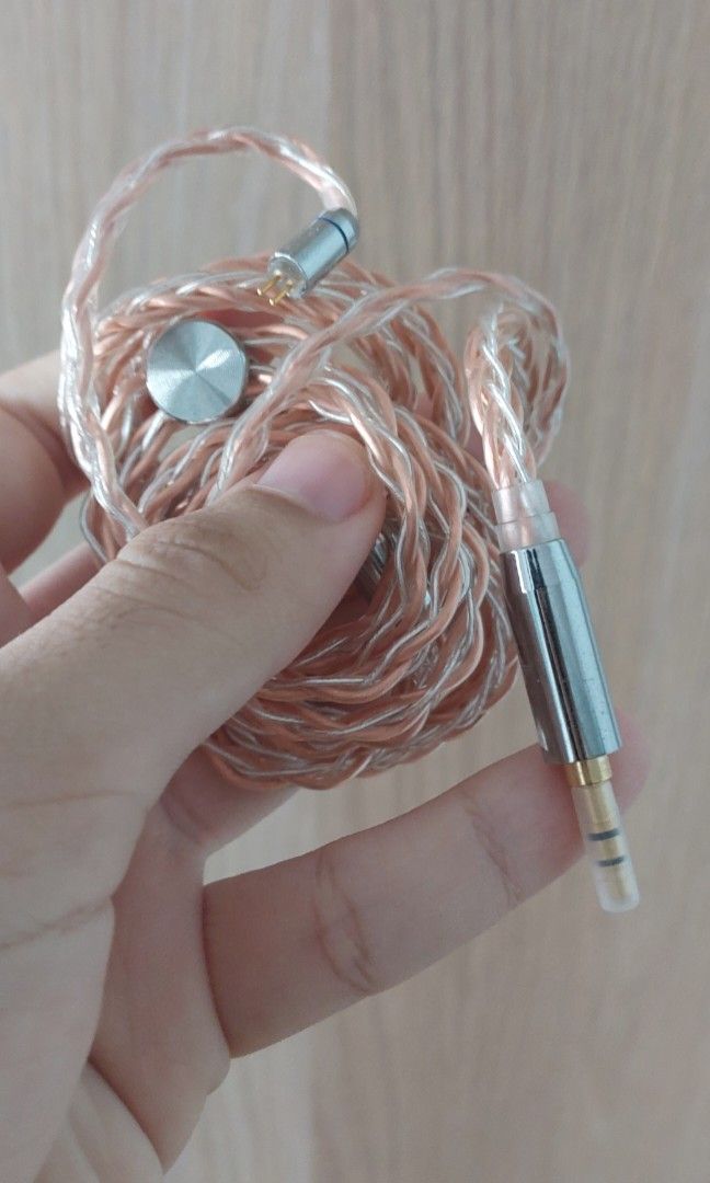 Xinhs 0.78 2 pin iem cable, Audio, Portable Audio Accessories on Carousell