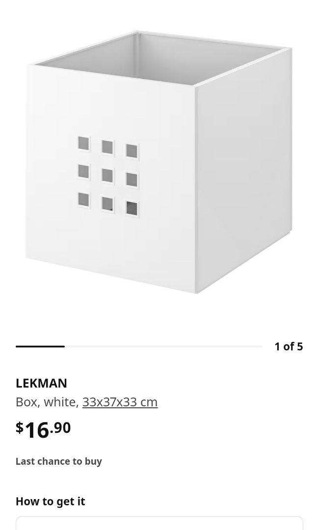 10 IKEA LEKMAN $10 EACH, Furniture & Home Living, Home Improvement ...