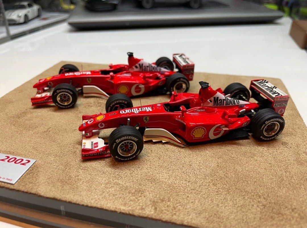 1/43 BBR Ferrari F2002 Built up model boxset, 興趣及遊戲, 玩具 & 遊戲類 - Carousell