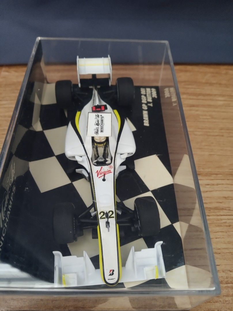1:43 Minichamps Jenson Button Brawn GP 2009, Hobbies & Toys ...