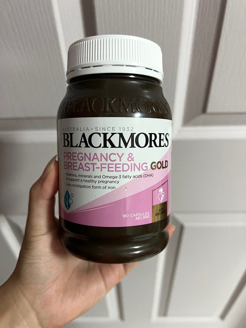 BLACKMORES - Pregnancy & Breast-Feeding Gold 180 capsules, Health ...