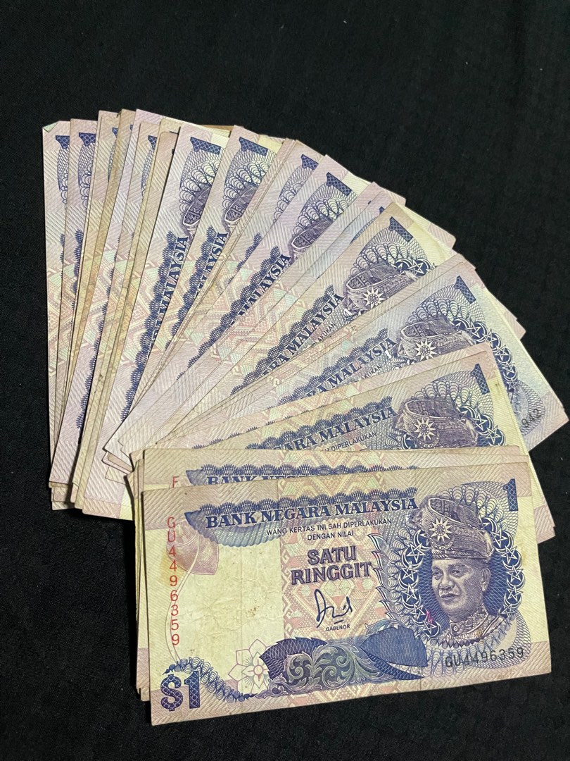 malaysia 1 ringgit old note, Hobbies & Toys, Memorabilia & Collectibles ...