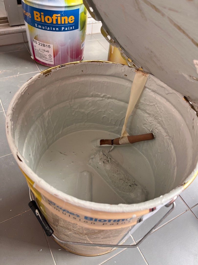 20L SKK biofine emulsion paint for renovation wall, Furniture & Home ...