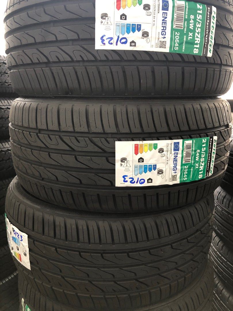 215/35/18 Autogreen SuperSport Chaser 5 car tyres. High performance ...
