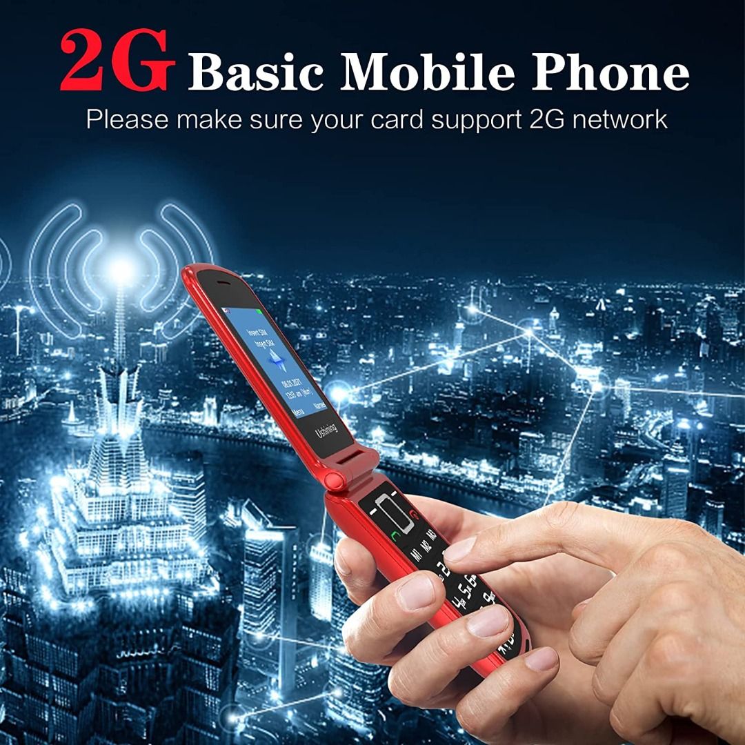 [3680] Ushining GSM Mobile Phone Unlocked Senior Mobile Phone with ...