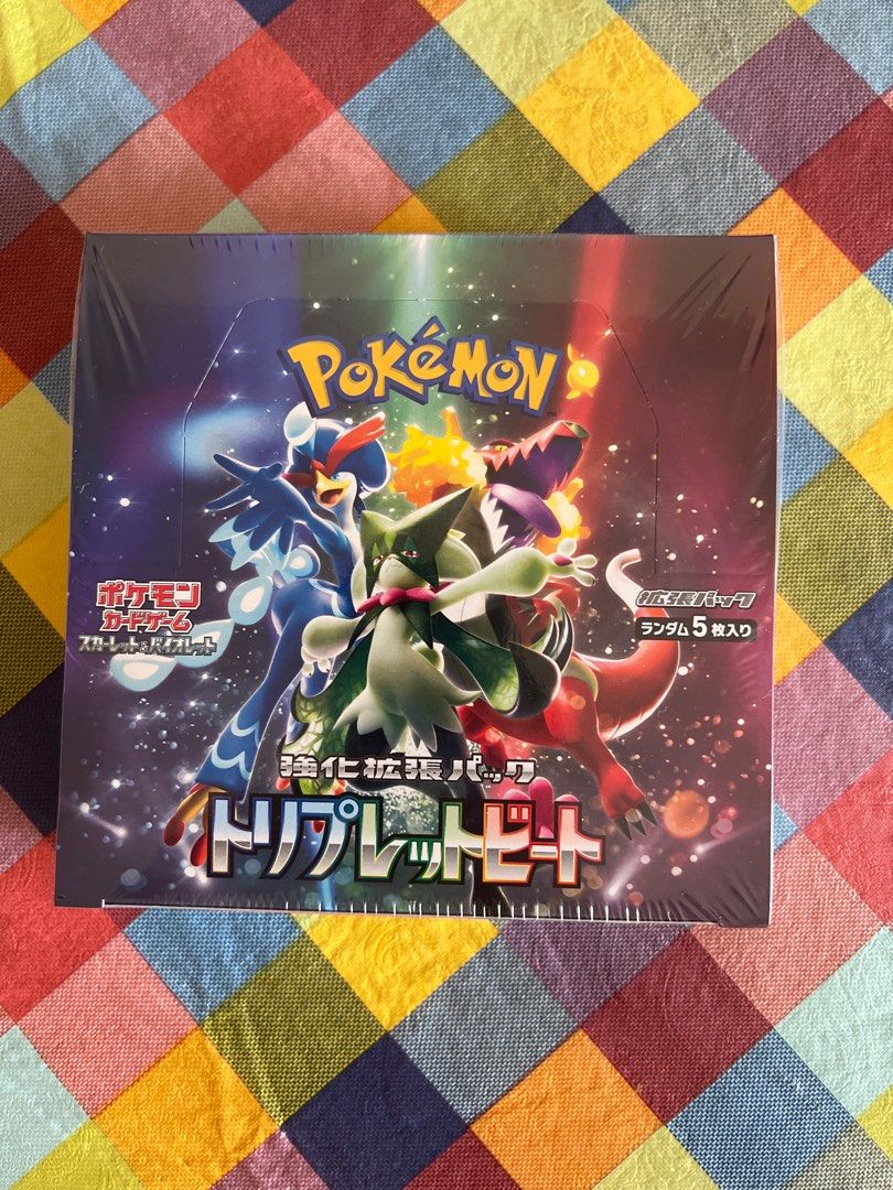 現貨 ptcg 全新 未開封 日版 SV1a Triple Beat Booster Box 三連音爆補充盒 Japanese Pokémon tcg 寵物小精靈 sv1a, 興趣及遊戲 ...