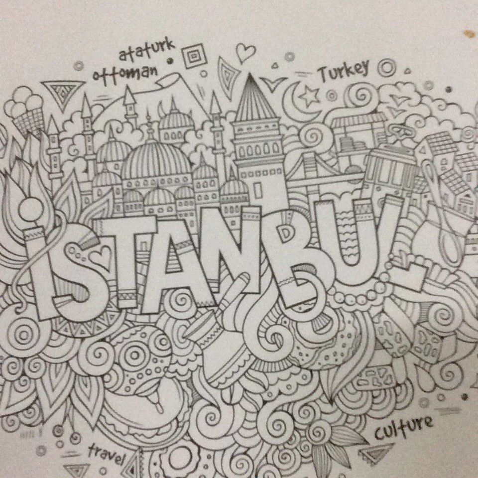 Adult Colouring Book. Preloved, Buku & Alat Tulis, Buku di Carousell