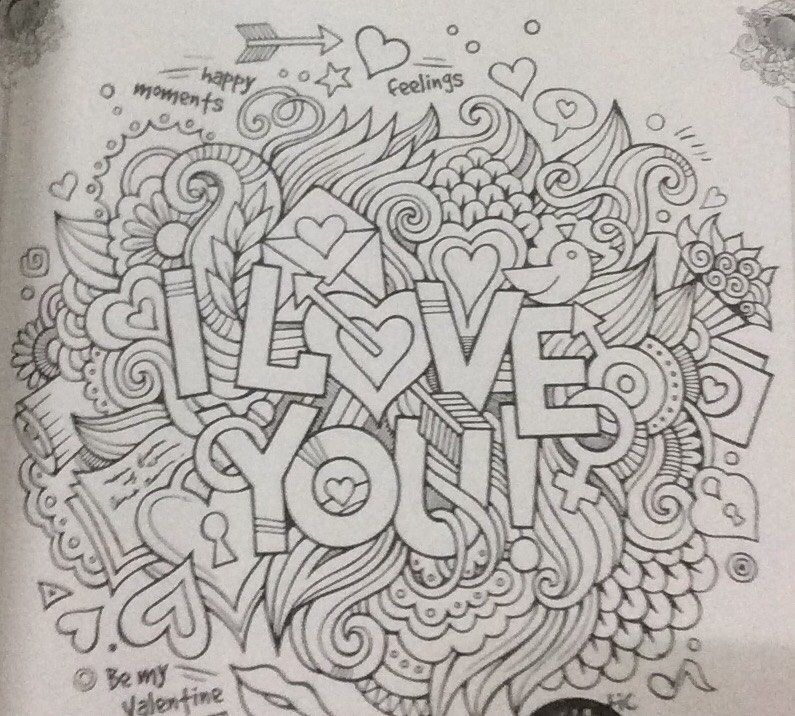 Adult Colouring Book. Preloved, Buku & Alat Tulis, Buku di Carousell