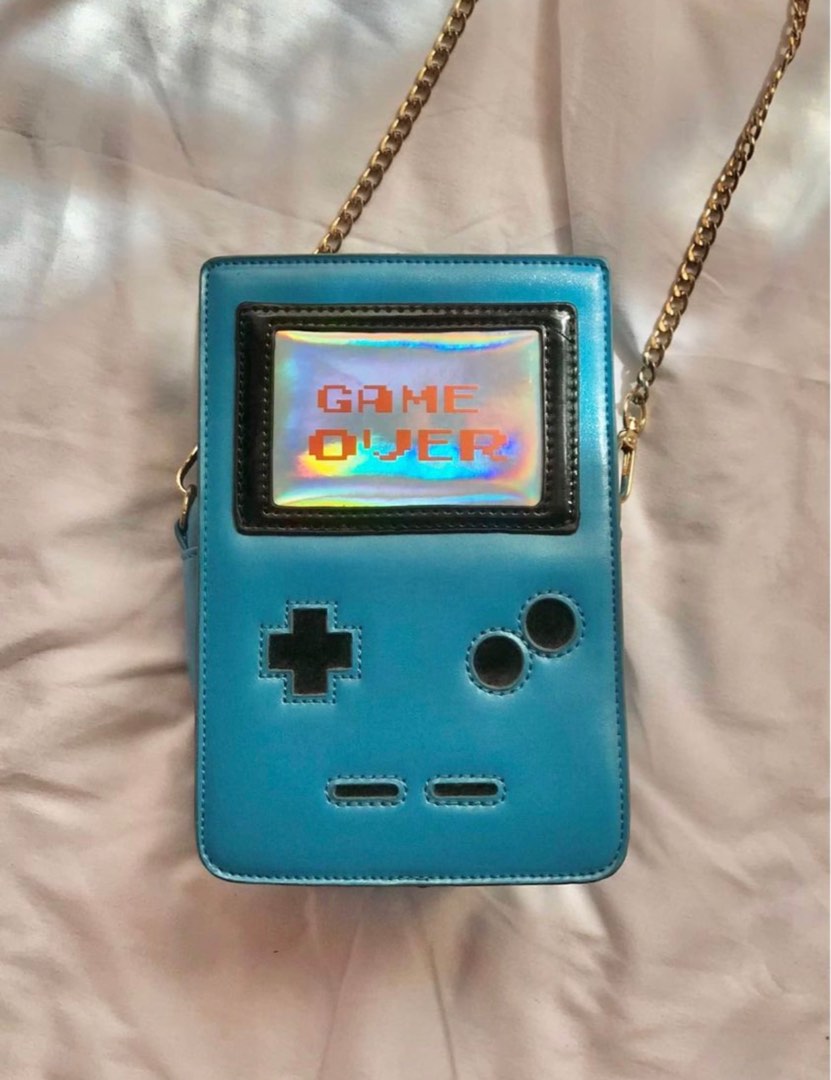 Aesthetic Sling Bag Game Over Gameboy, Women's Fashion, Bags & Wallets ...