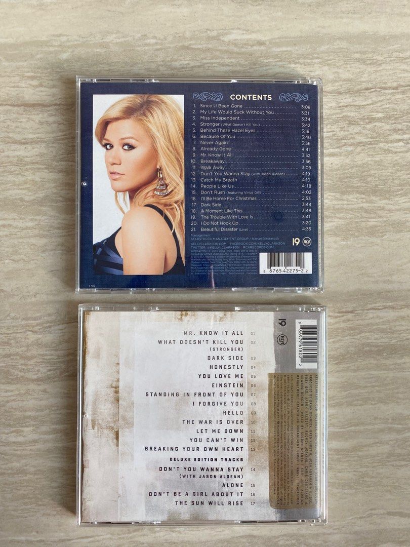 [ALL IN] KELLY CLARKSON ORIGINAL CD, Musik & Media, CD, DVD & Lainnya ...