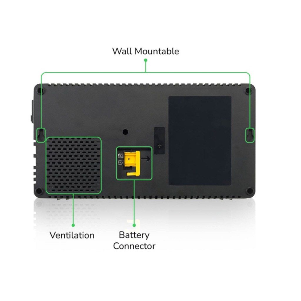 800VA APC Easy UPS Battery Backup with Surge Protection, 800VA, Floor ...