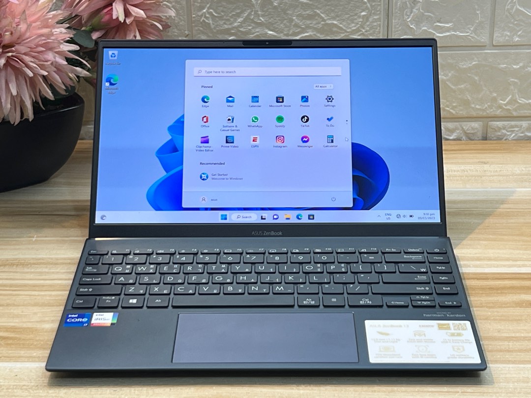 Asus ZenBook 13 OLED UX325EA i7-11th Gen 16GB RAM 512GB SSD 13.3inch ...