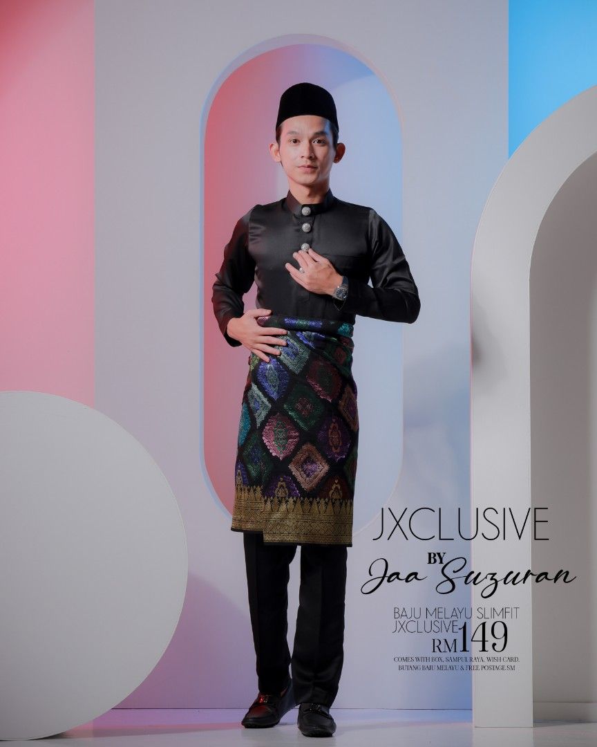 Baju melayu jxclusive (saiz xs,s,m,l,xl), Men's Fashion, Muslim Wear ...