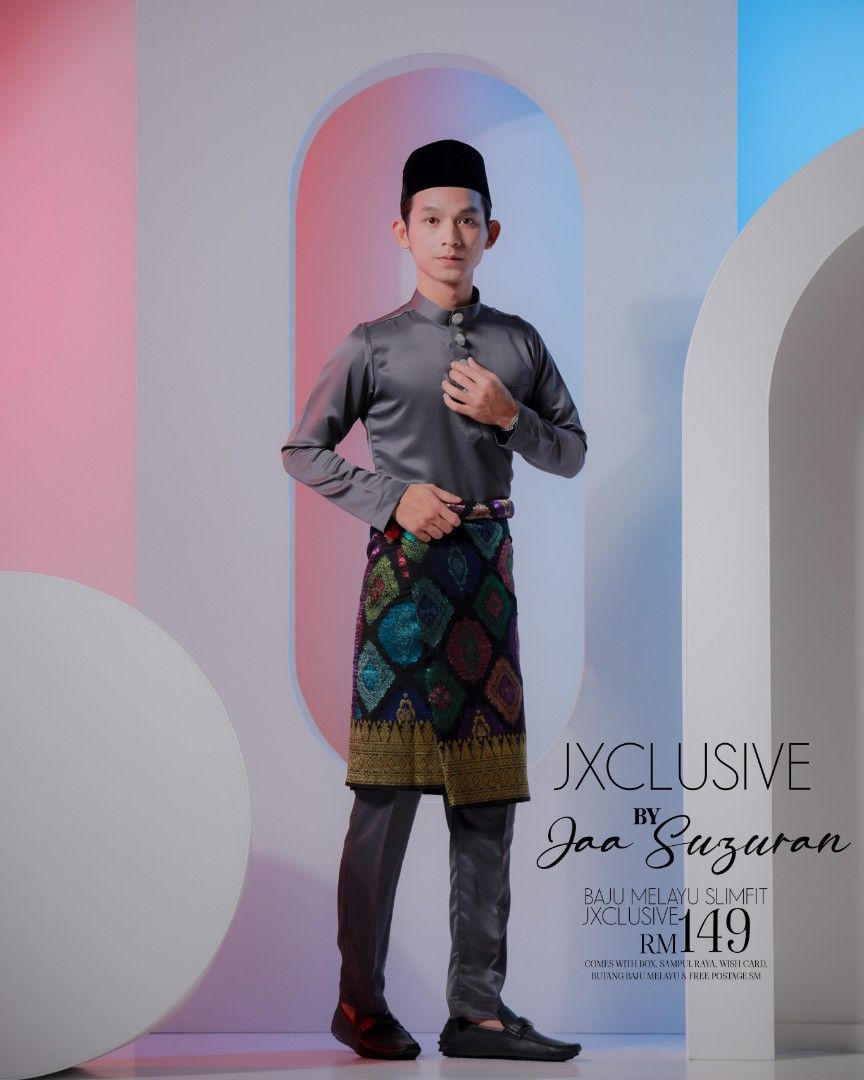 Baju melayu jxclusive (saiz xs,s,m,l,xl), Men's Fashion, Muslim Wear ...