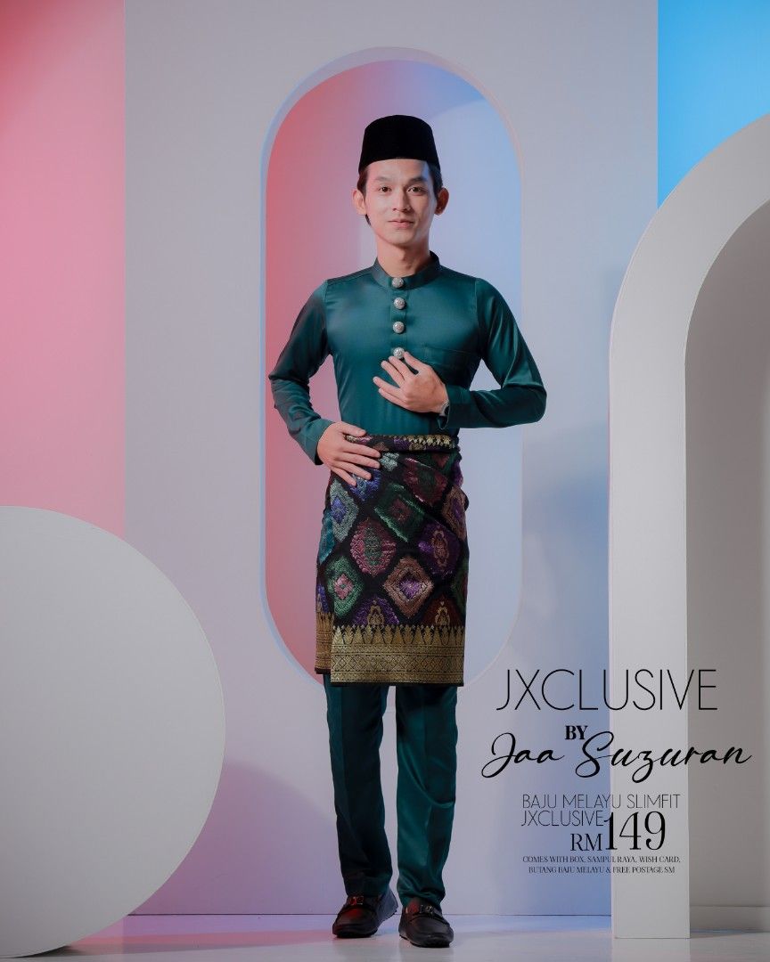 Baju melayu jxclusive (saiz xs,s,m,l,xl), Men's Fashion, Muslim Wear ...