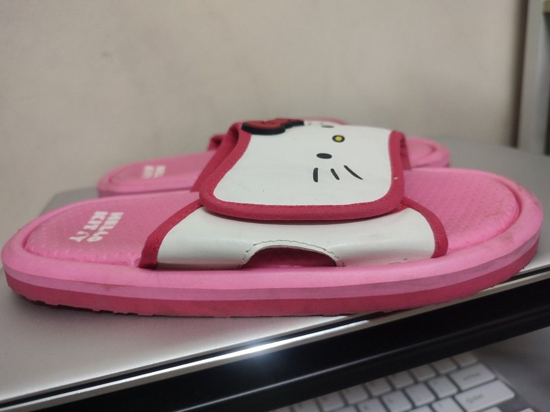 Banana Peel Sanrio Hello Kitty Slipper Slides 21cm. on Carousell