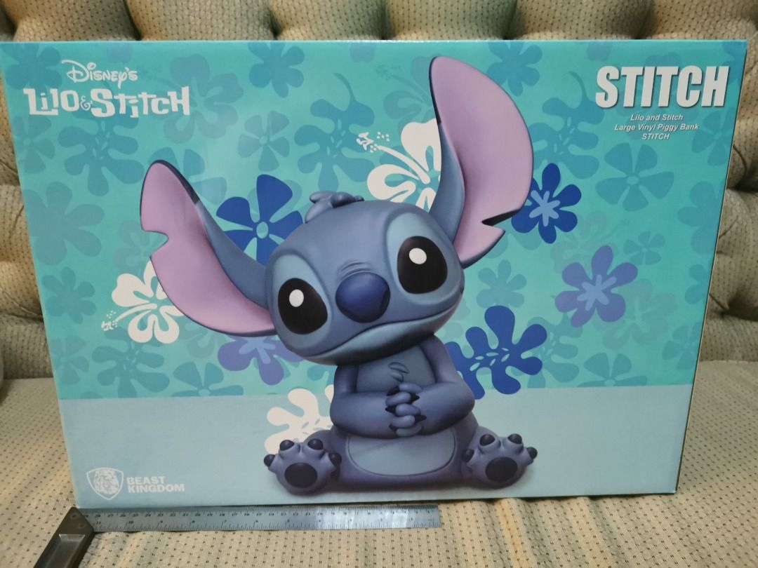 Beast Kingdom Lilo and Stitch Large Vinyl Piggy Bank: STITCH (Coin bank ...