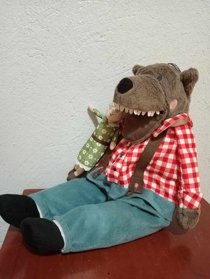 Big Bad Wolf & Grandma Plush Doll, Hobbies & Toys, Toys & Games on ...