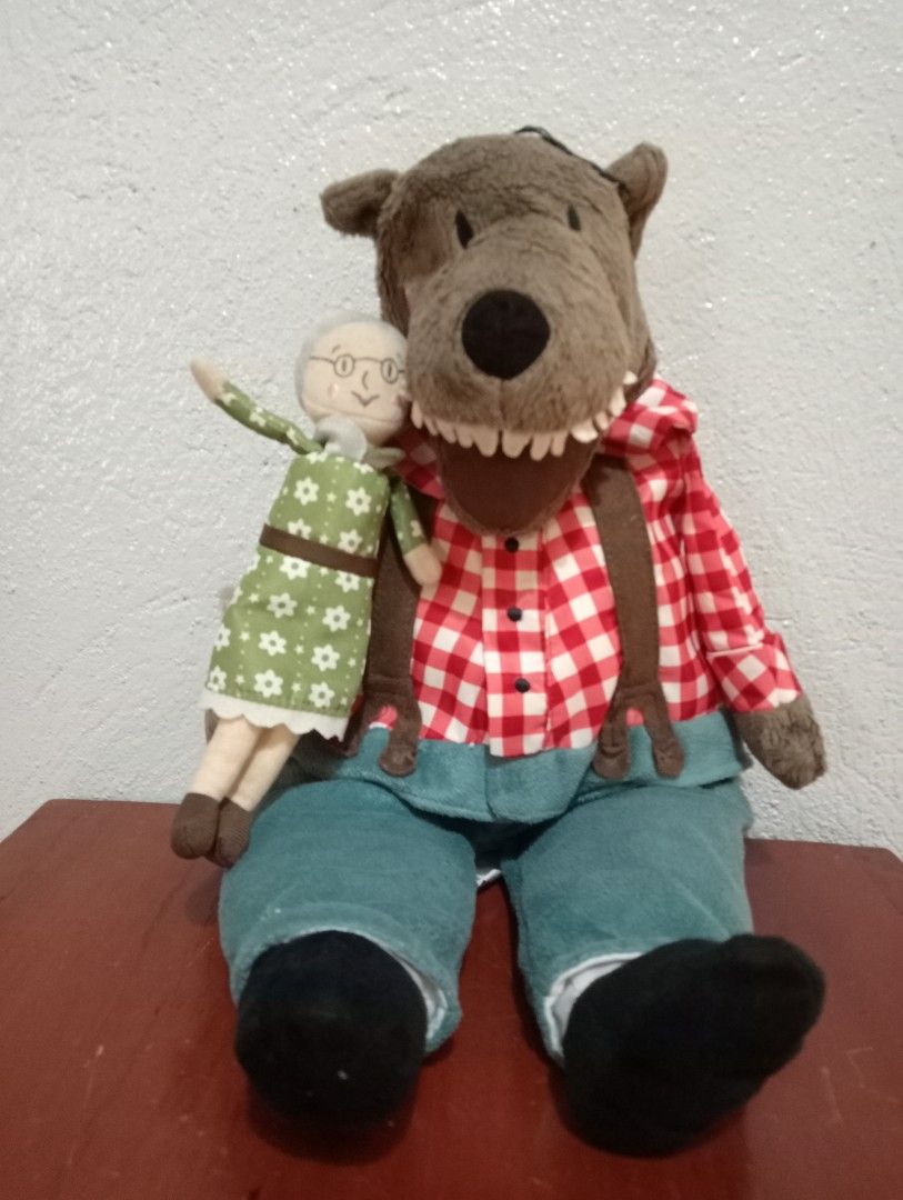 Big Bad Wolf & Grandma Plush Doll, Hobbies & Toys, Toys & Games on ...