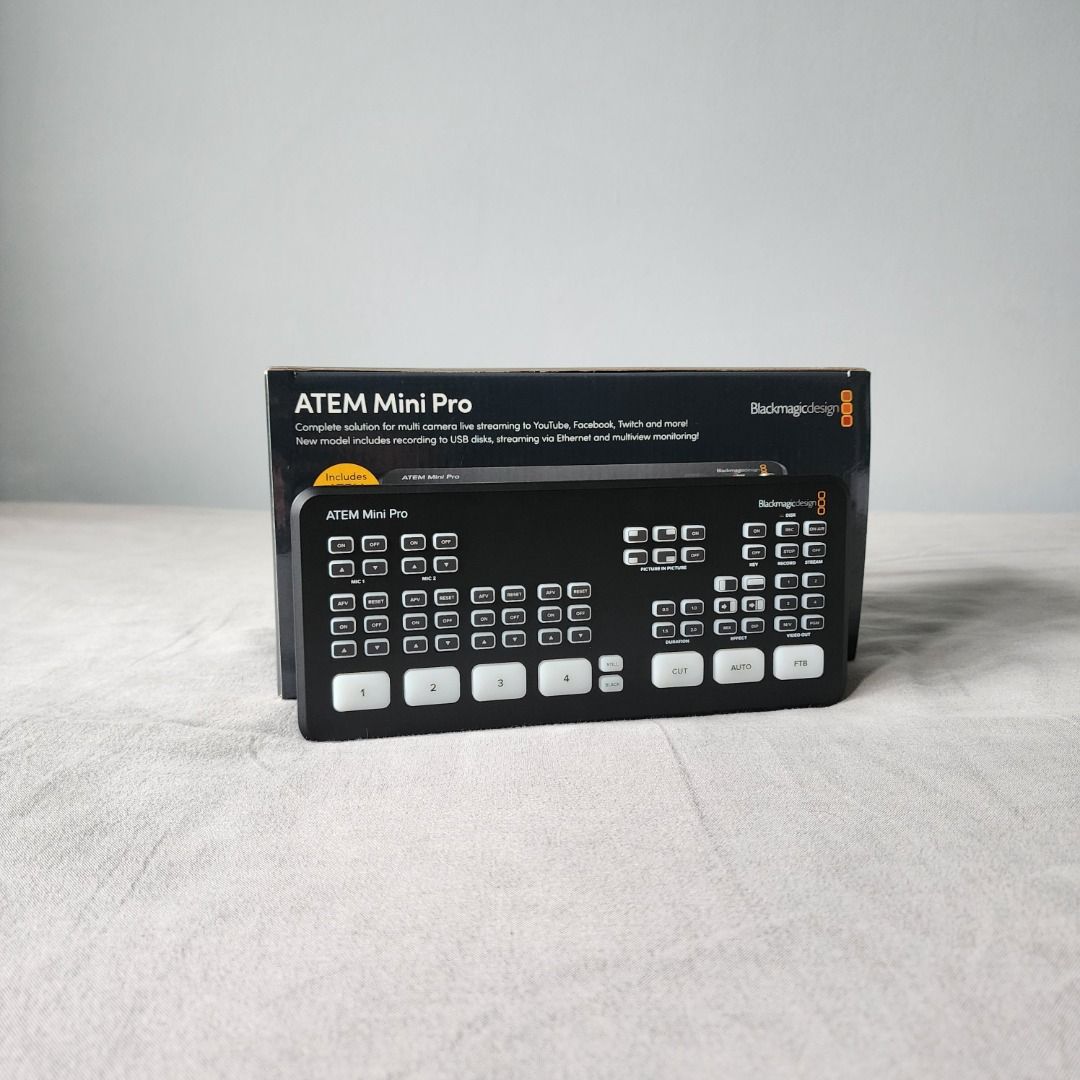 Blackmagic Design ATEM Mini Pro Multicam Video Capture / Switcher ...