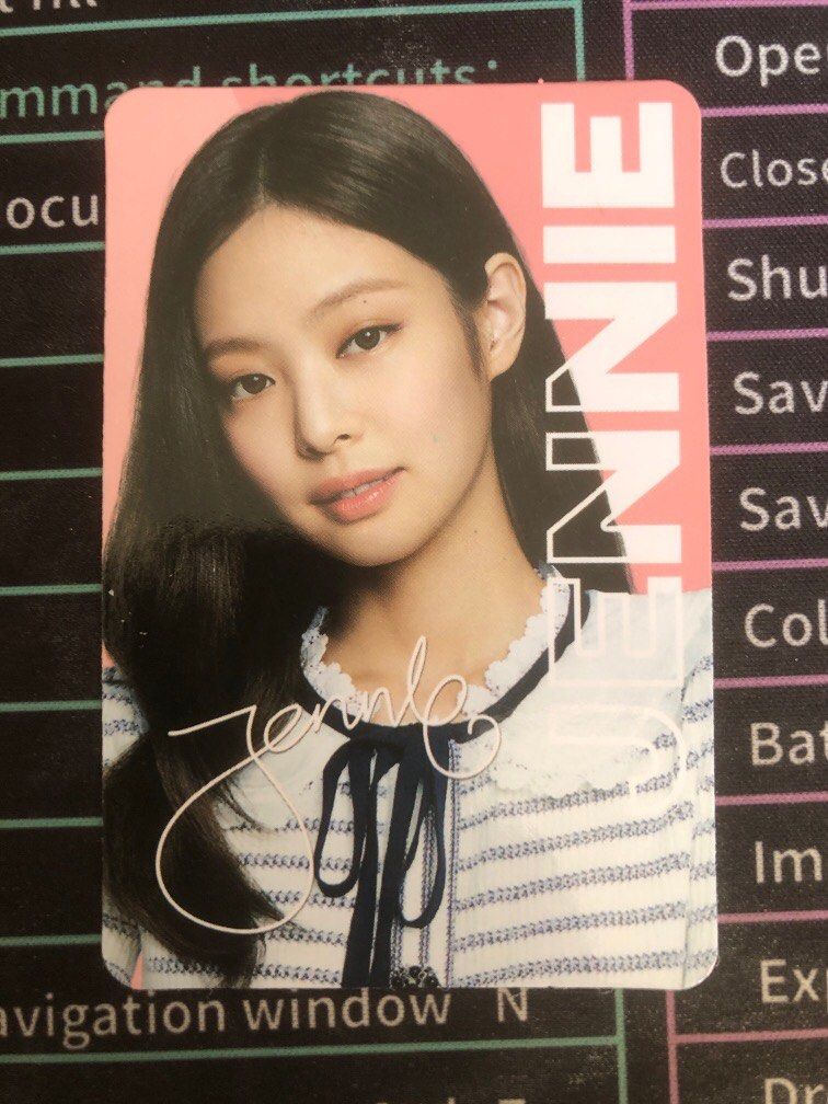 Blackpink Jennie Oreo 7 card black pink collaboration, Hobbies & Toys ...