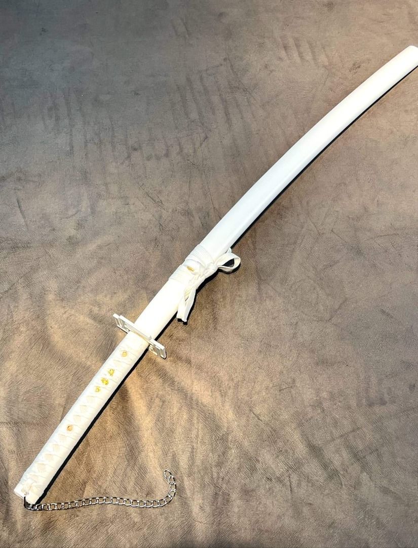 Bleach Ichigo Reverse White Bankai, Bladed, 1045 Carbon Steel on Carousell
