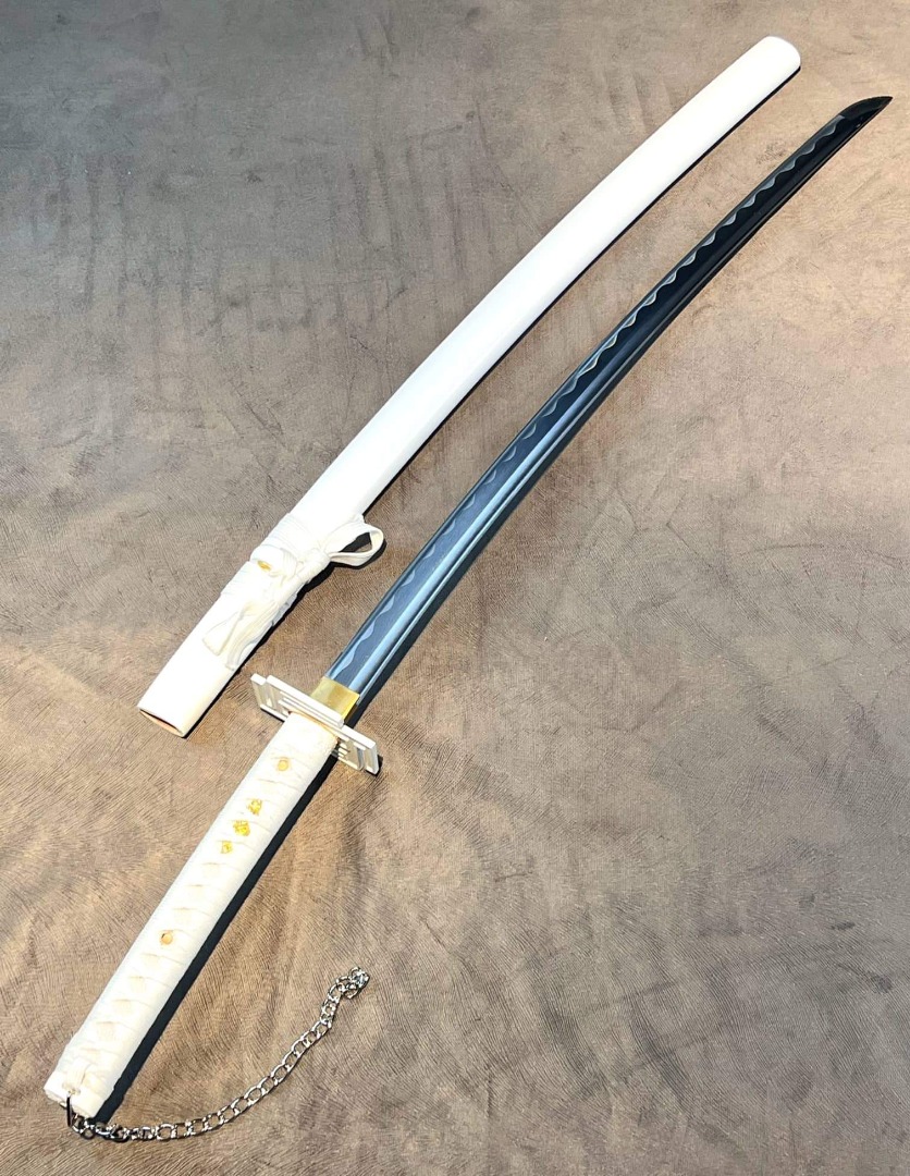 Bleach Ichigo Reverse White Bankai, Bladed, 1045 Carbon Steel on Carousell
