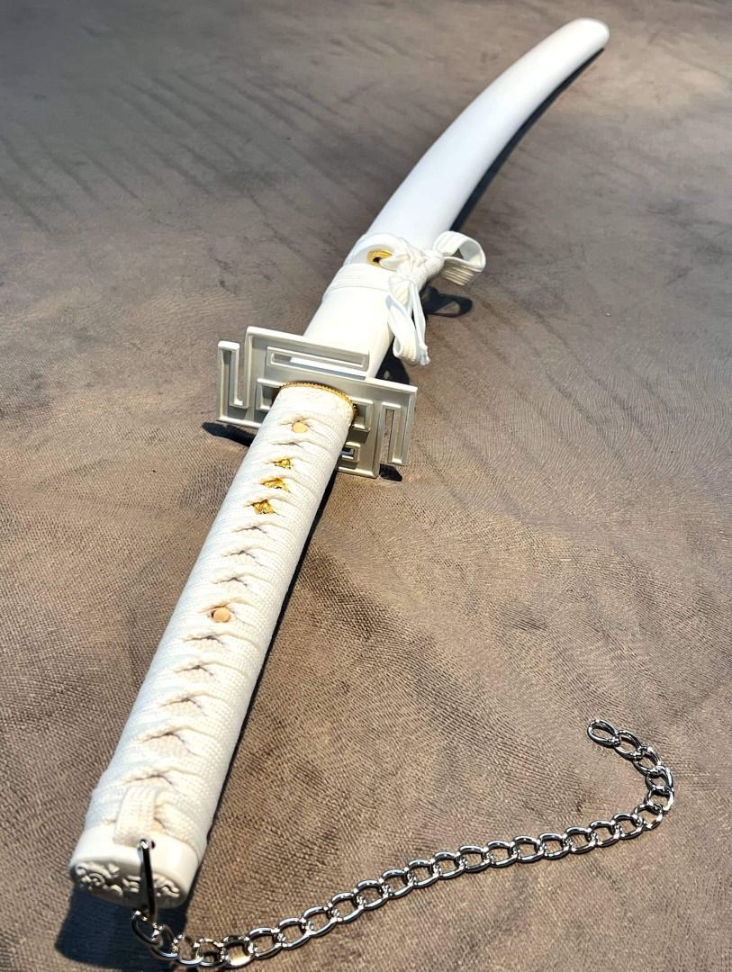 Bleach Ichigo Reverse White Bankai, Bladed, 1045 Carbon Steel on Carousell