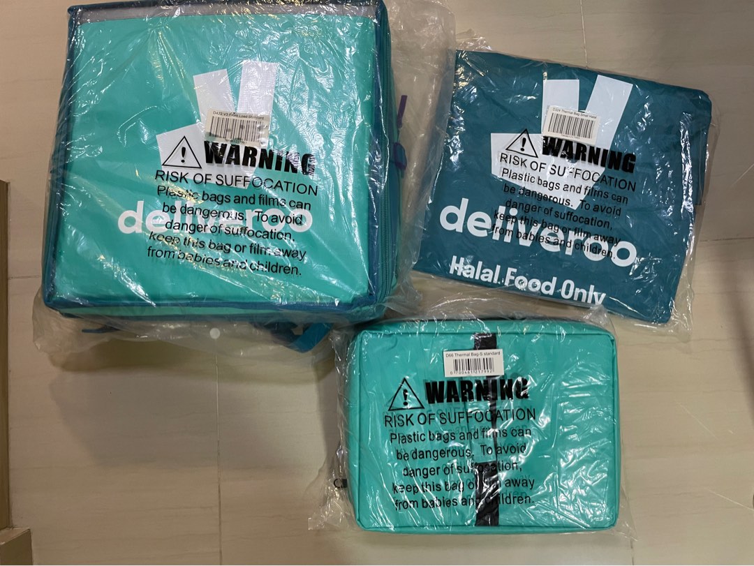 Brand New Deliveroo Rider Kit, Motorcycles, Motorcycle Accessories on ...