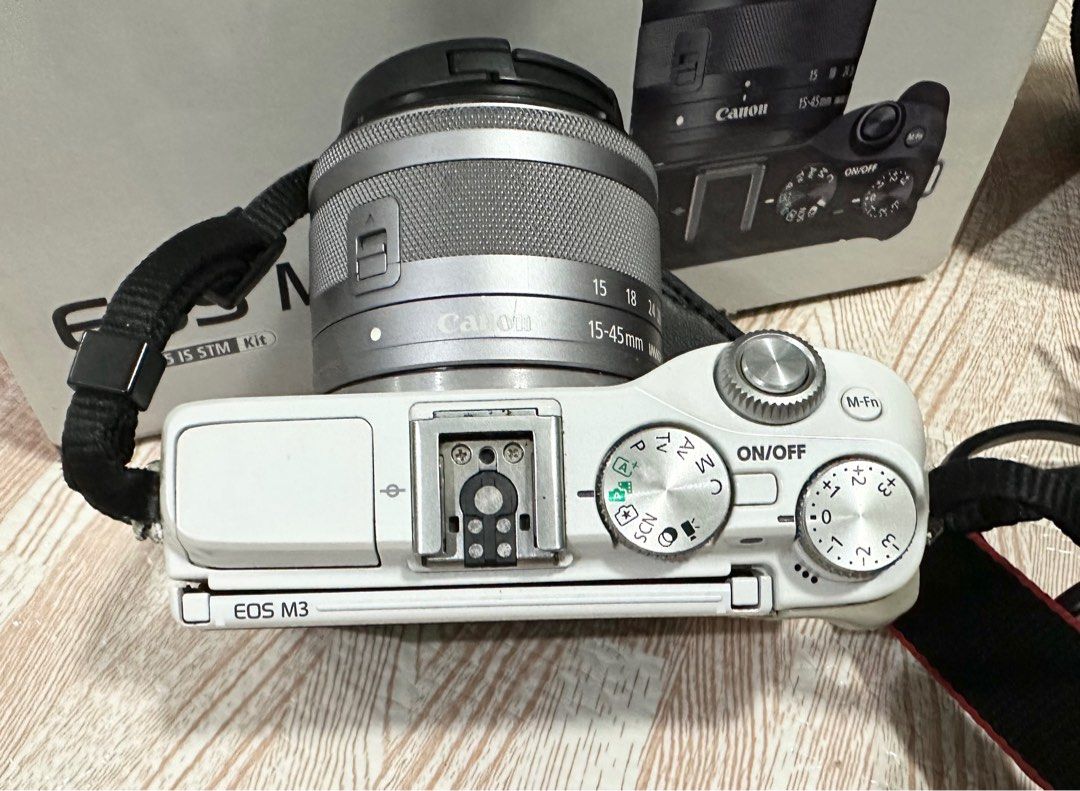 Canon EOS M3 Mirrorless Digital Camera White, Photography, Cameras on ...