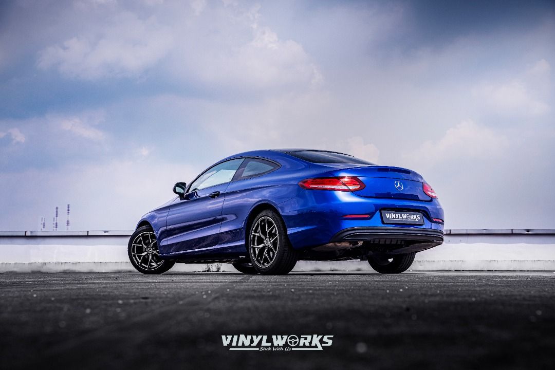 Car Wrap - Mercedes-Benz C-Class Coupe Full Car Exterior Wrap (Liquid ...