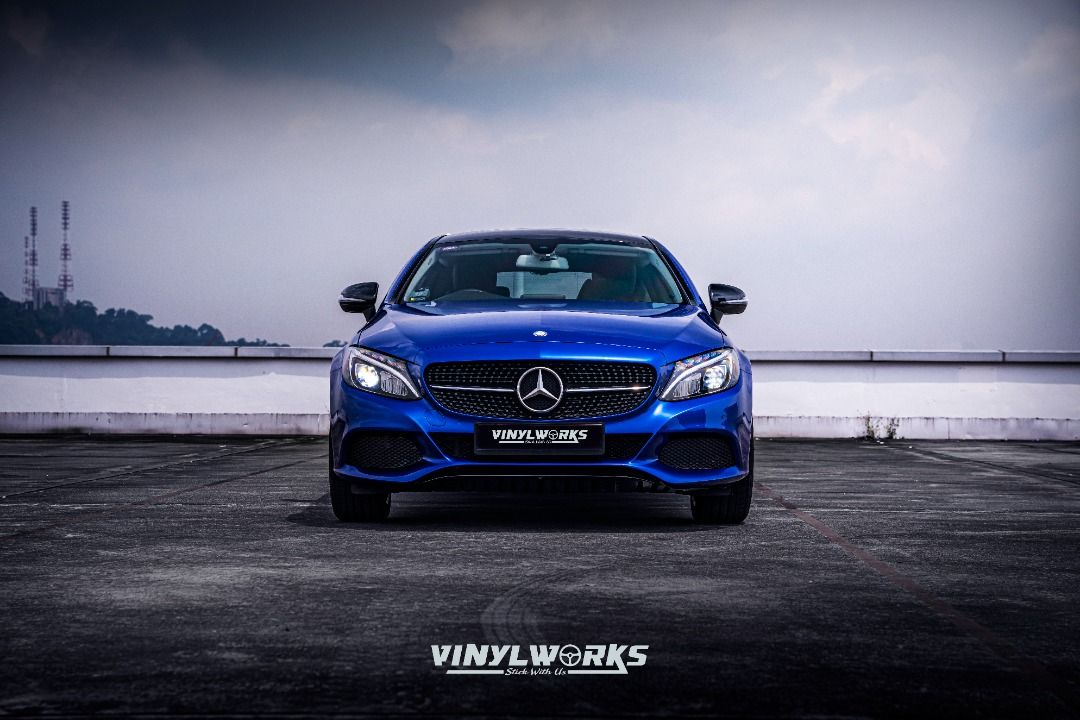Car Wrap - Mercedes-Benz C-Class Coupe Full Car Exterior Wrap (Liquid ...