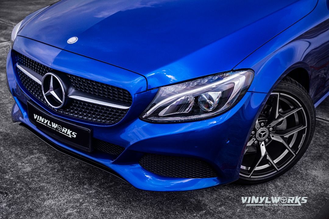 Car Wrap - Mercedes-Benz C-Class Coupe Full Car Exterior Wrap (Liquid ...