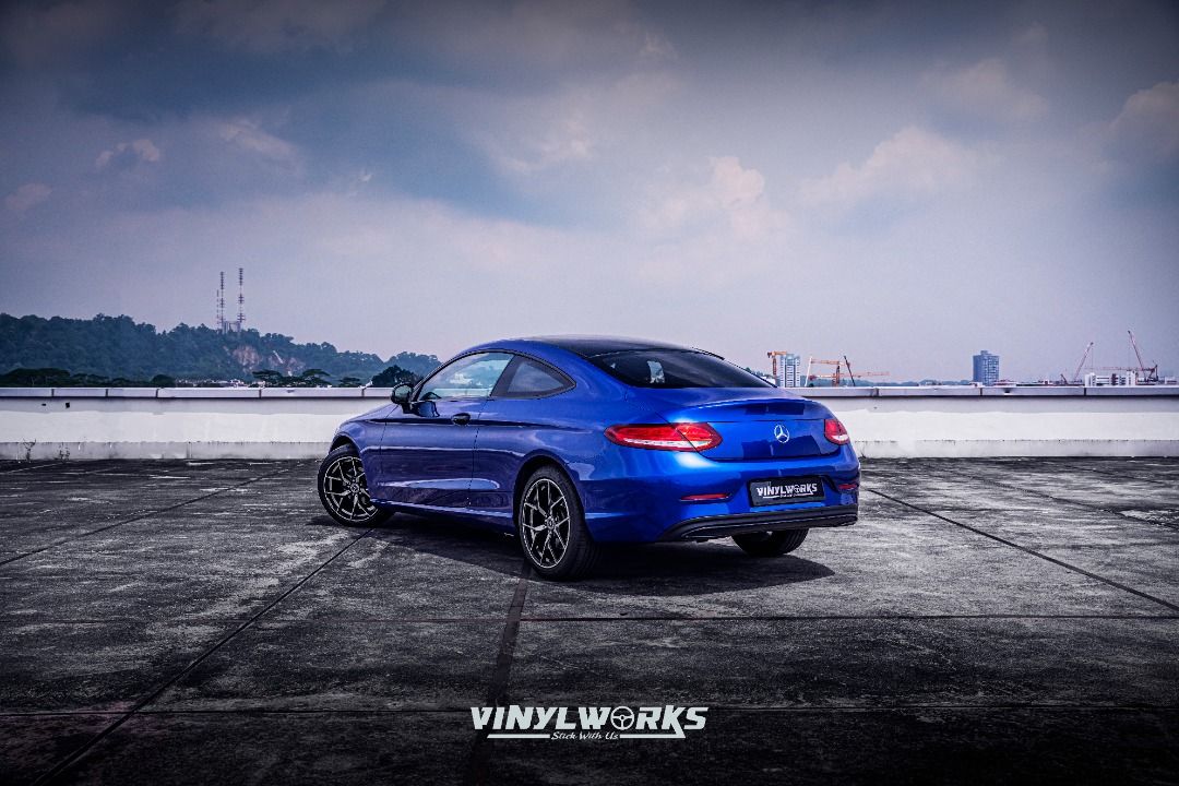 Car Wrap - Mercedes-Benz C-Class Coupe Full Car Exterior Wrap (Liquid ...