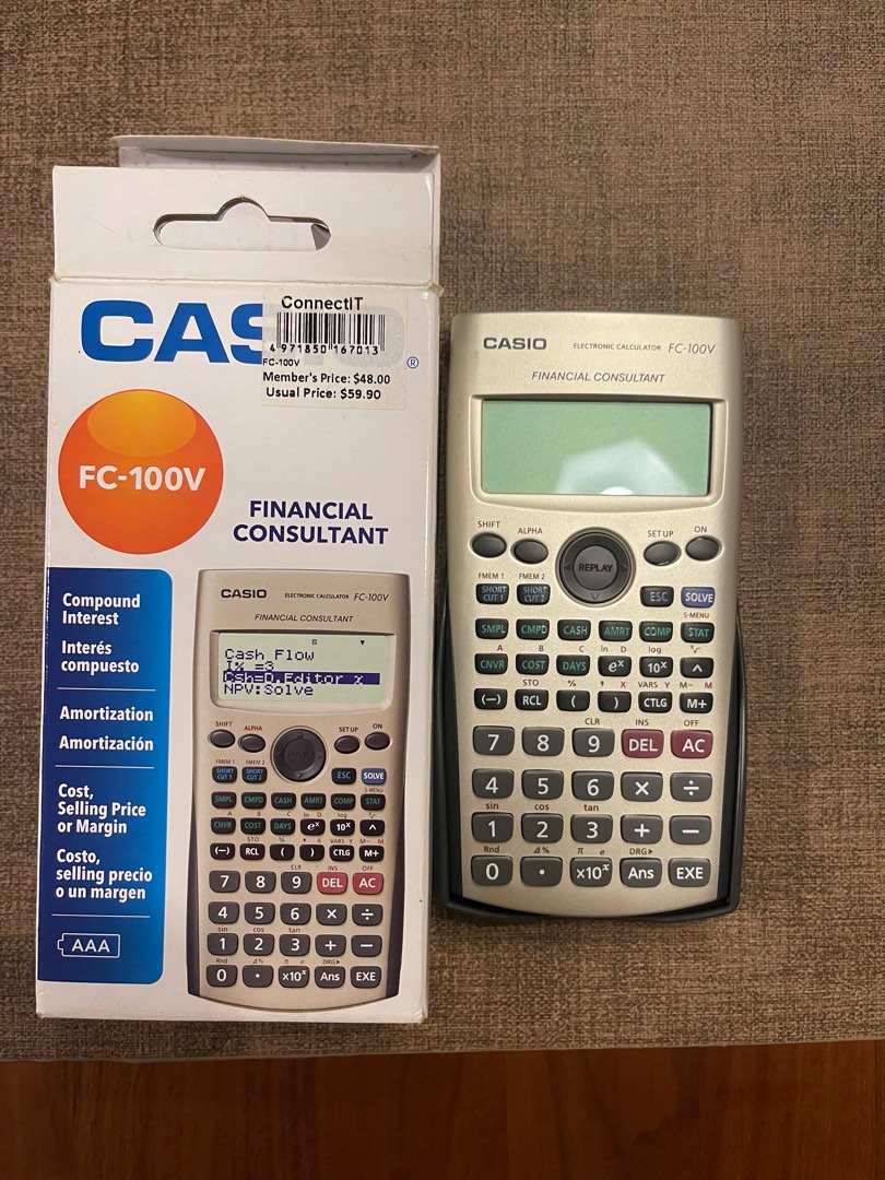 Casio Financial Calculator, Computers & Tech, Office & Business ...