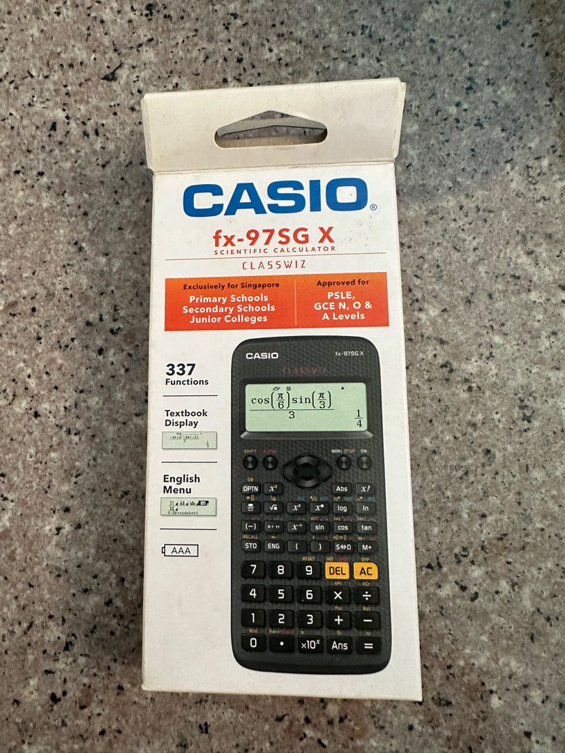 Casio Fx-97SG X Scientific Calculator, Hobbies & Toys, Stationery ...