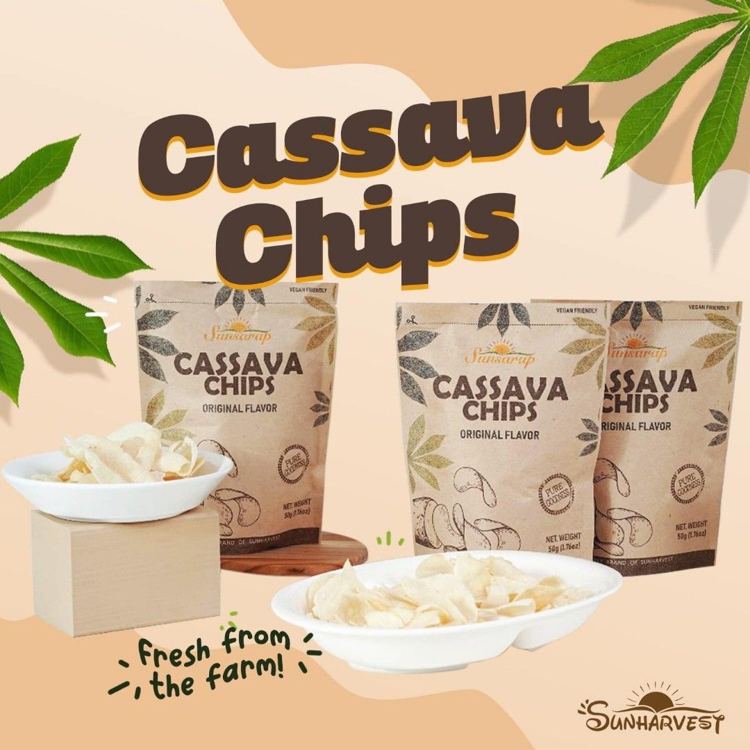 Cassava chips, Food & Drinks, Packaged & Instant Food on Carousell