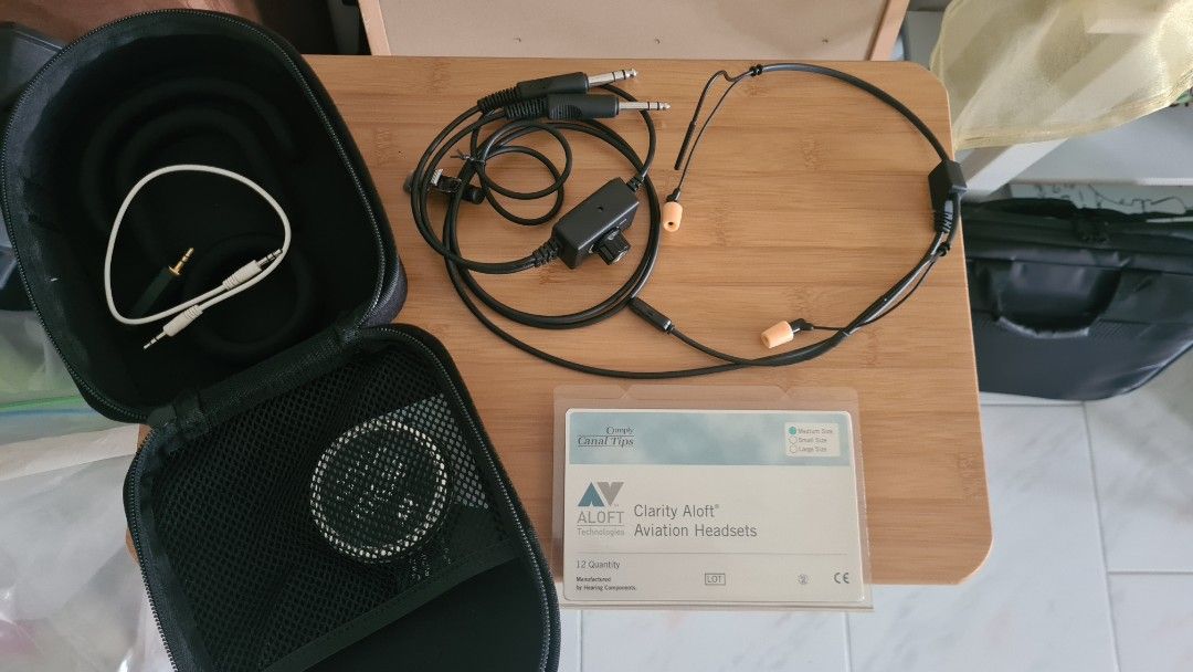 Clarity Aloft Classic aviation headset headphone earplug boeing airbus ...