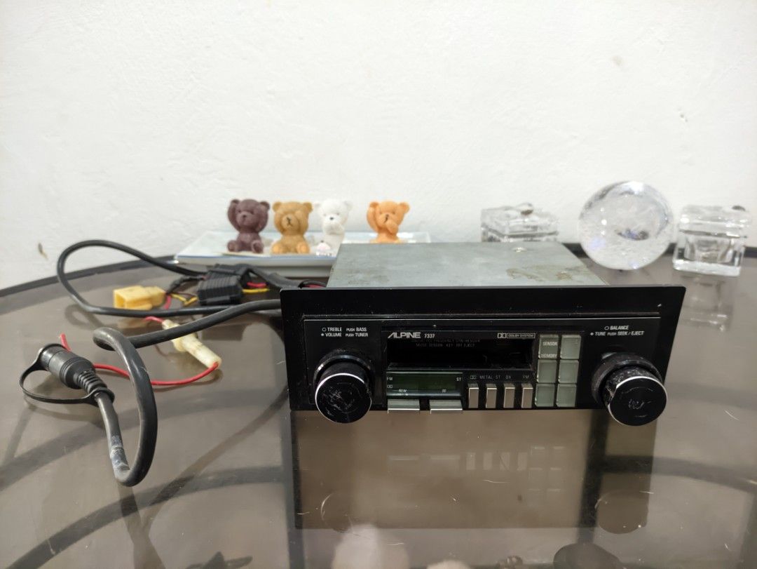Classic Alpine 7337 AM/FM cassette car stereo | Clarion car compo ...