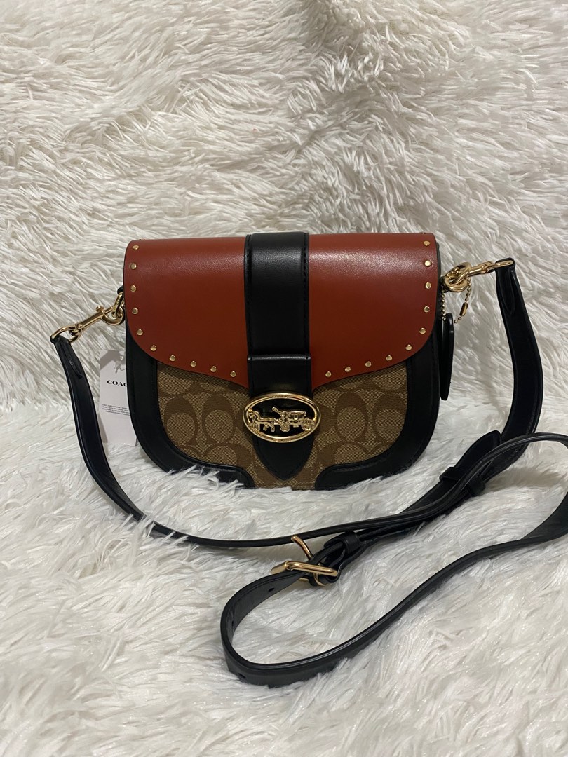 Coach georgie saddle terracota on Carousell