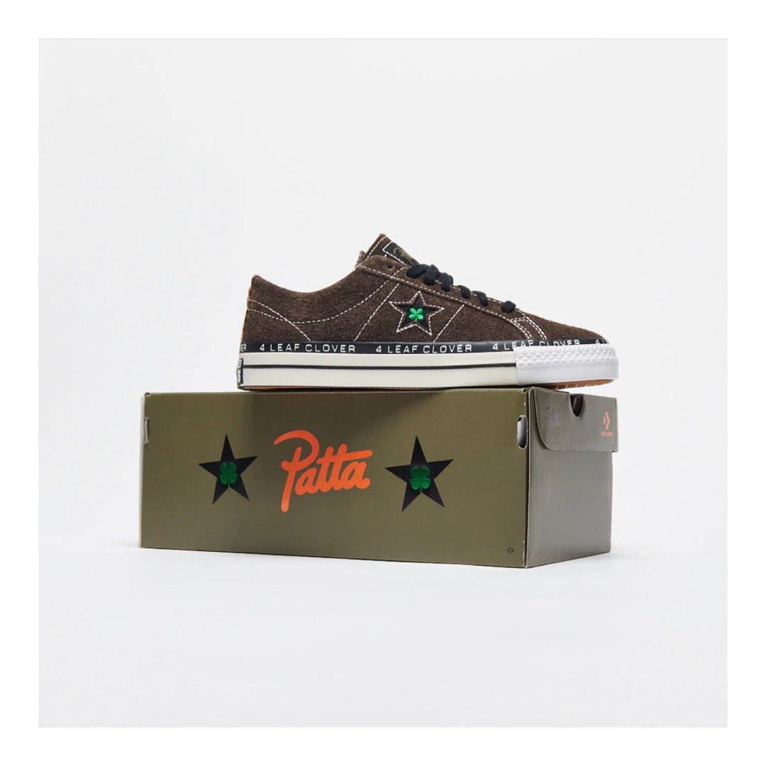 Converse One Star Pro Ox x Patta '4 Leaf Clover' on Carousell