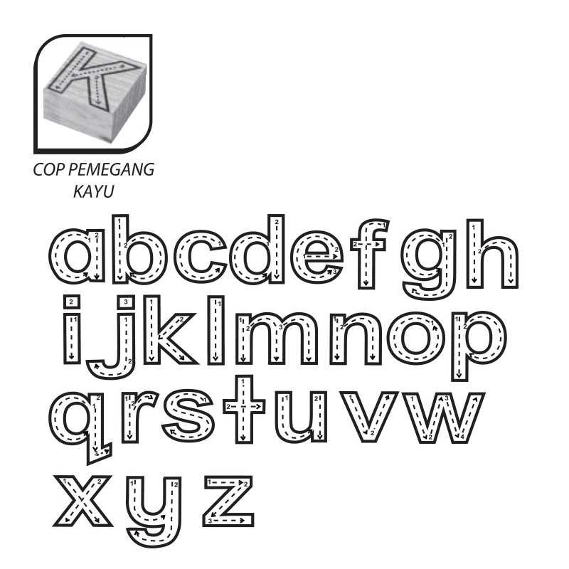 Cop Cara Menulis Hurus Kecil, Hobbies & Toys, Stationery & Craft ...