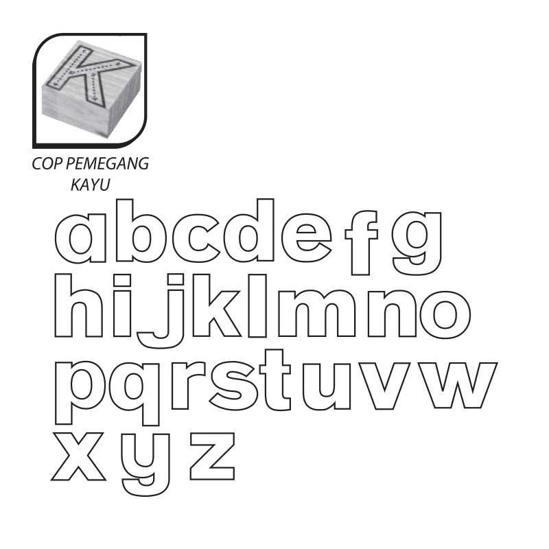 Cop Huruf Kecil (R), Hobbies & Toys, Stationery & Craft, Stationery ...